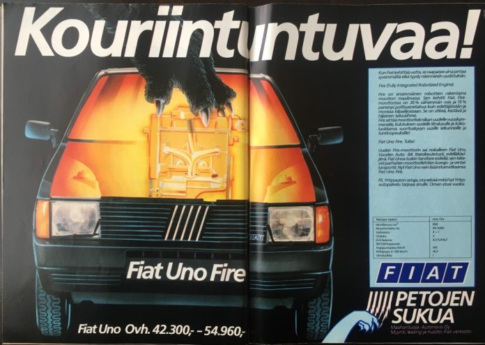Päivän automainos: Fiat Uno Fire — Kouriintuntuvaa! - Autotoday