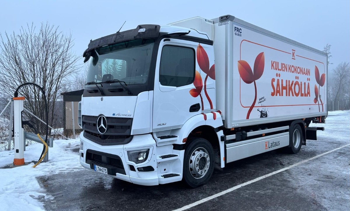 Keskon Varsinais-Suomen ruokakuljetuksiin ensimmäinen sähkökuorma-auto ...